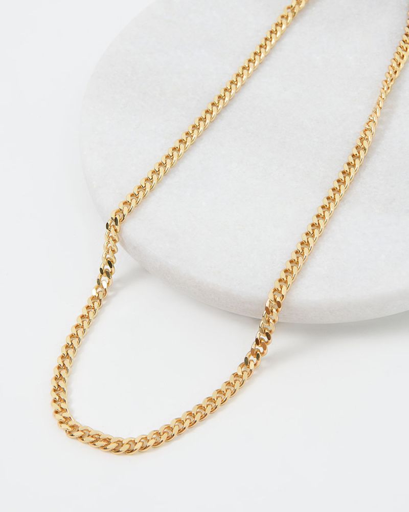 Olive 16k Gold Plated Necklace