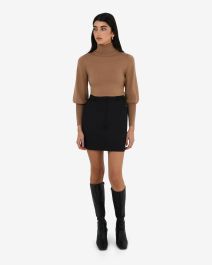 Nolan High Neck Knit | Camel | Forcast AU