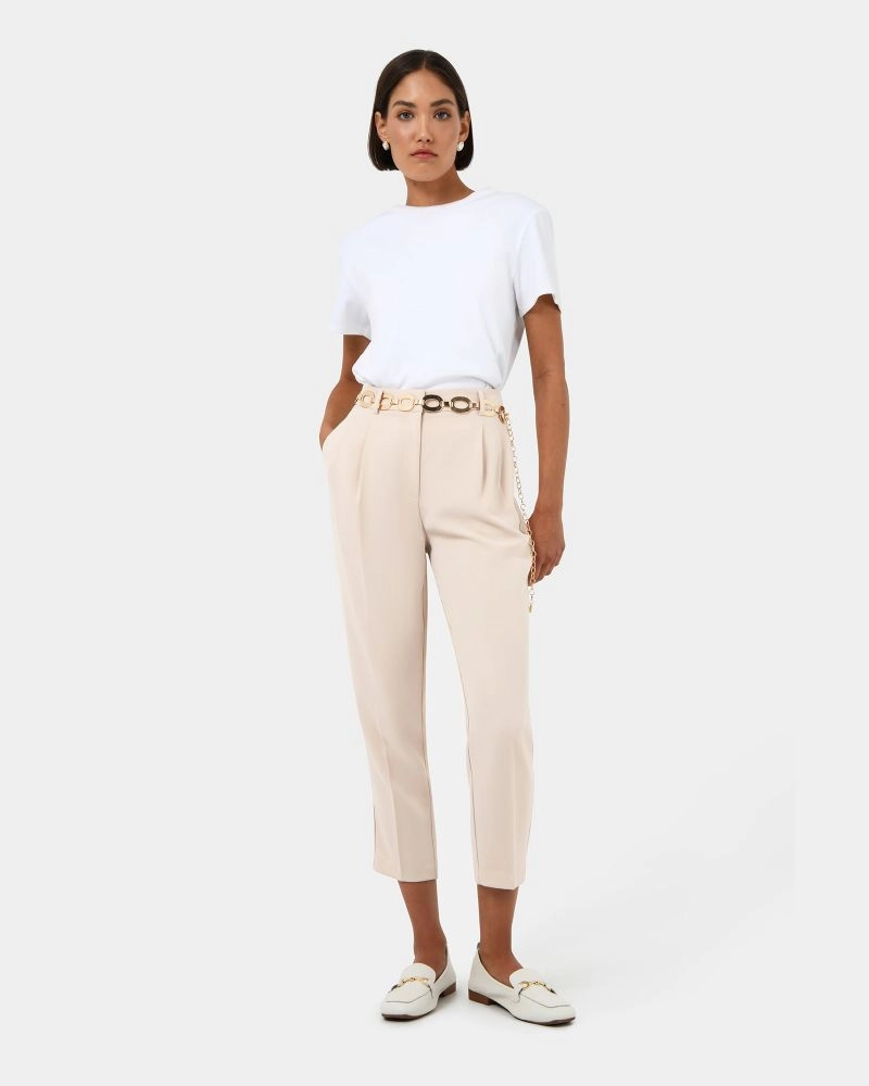 Carter 2 Pants | Ecru | Forcast - Forcast AU