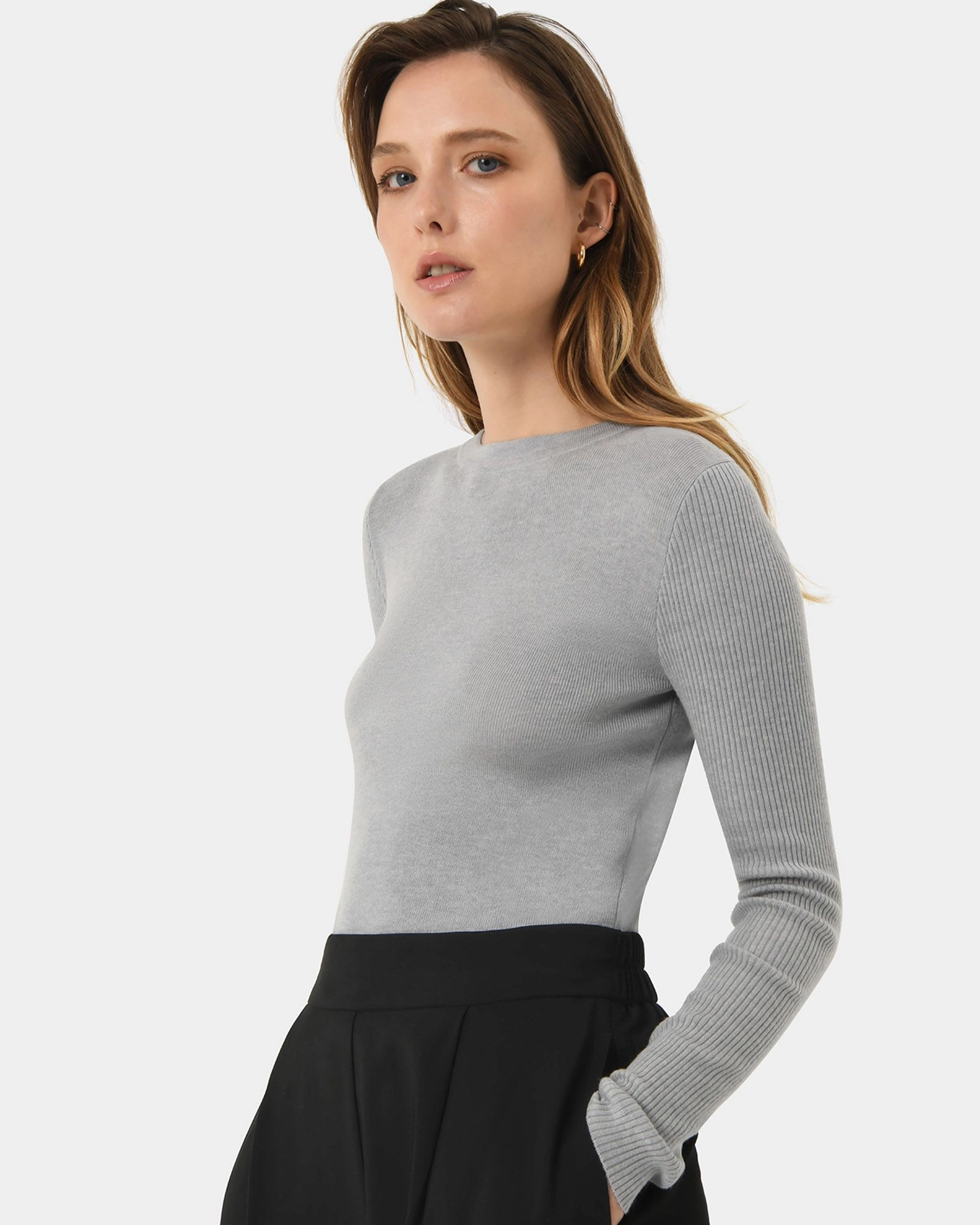Crew Neck Knit | Women's Knitwear - Forcast Clothing